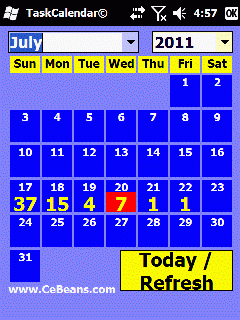PocketPC TaskCalendar©