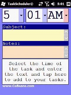 PocketPC TaskScheduler©