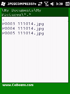 PocketPC JPEGCOMPRESSFolder©